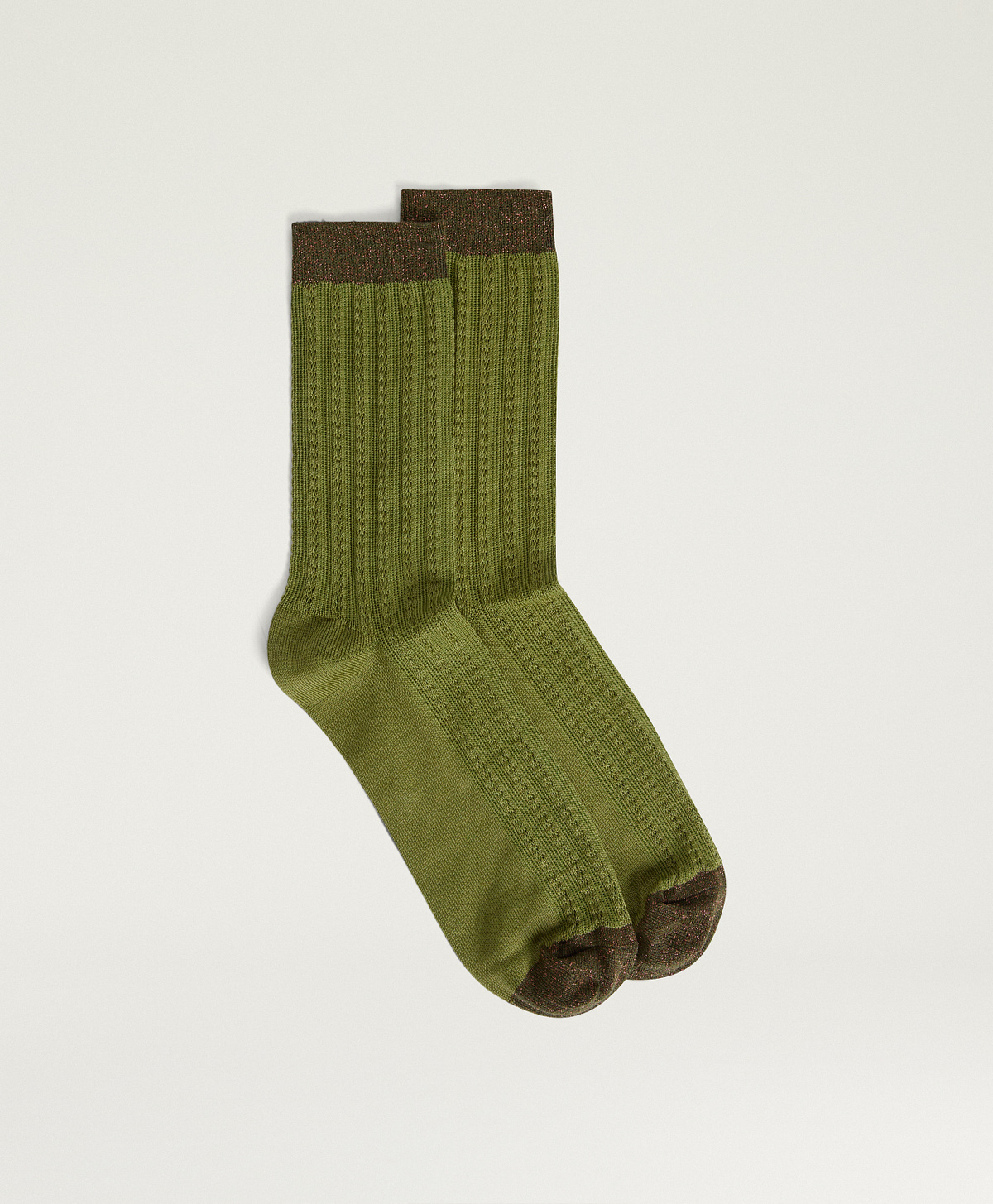 PECOS SOCKS IN LISLE COTTON - GREEN | Momonì